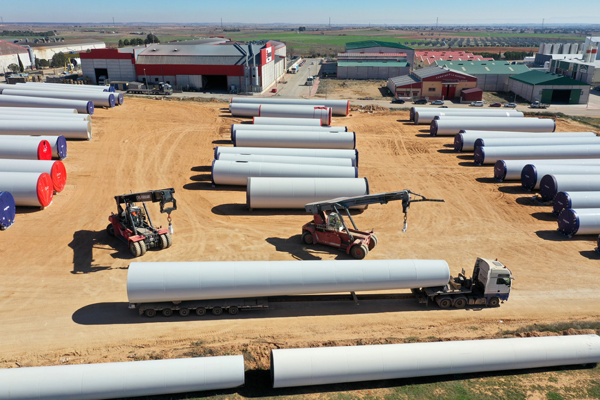 Fabricación de torres eólicas – Eiffage Metal